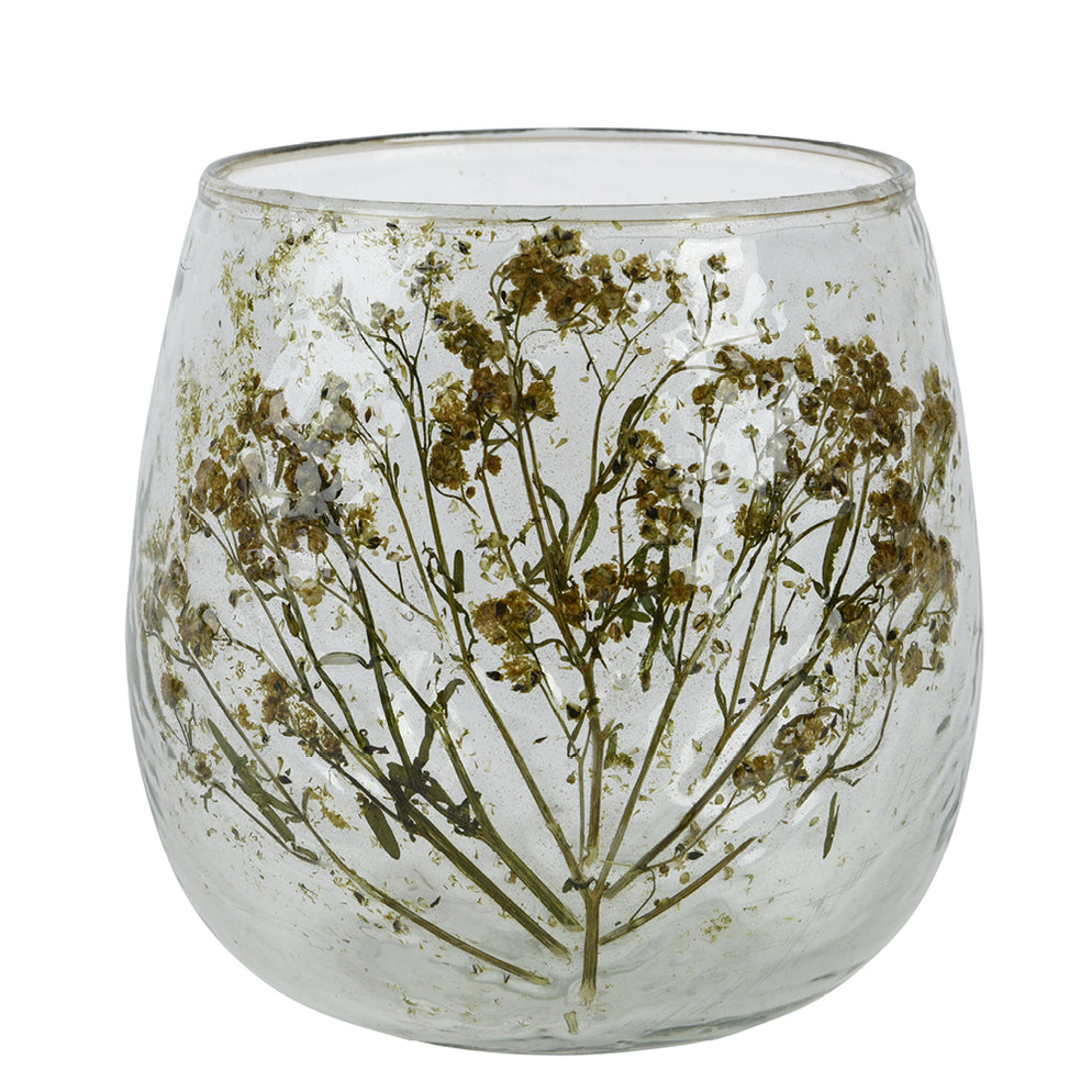 Kaemingk Tealightholder Designed Glass (13cm) — Carpenders Park Garden ...