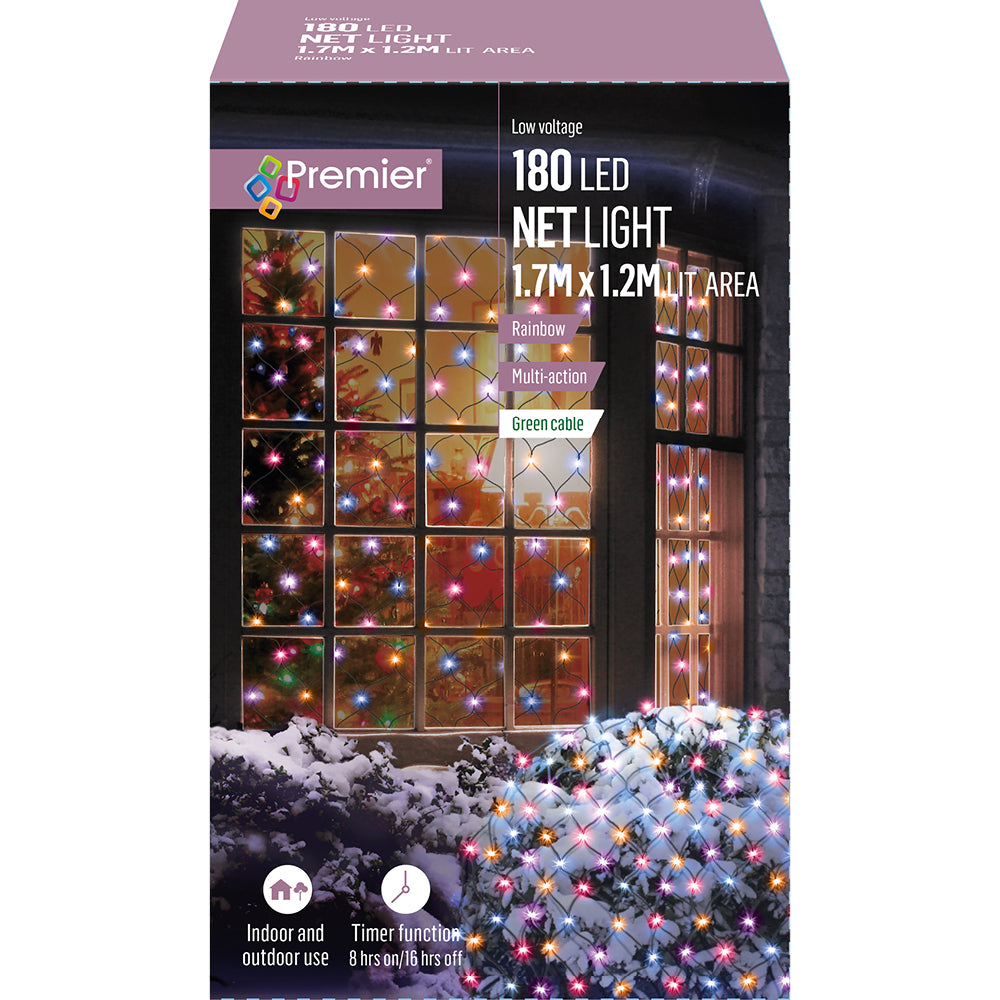 Premier LED's 180L Rainbow Lights (1.75X1.2m) — Carpenders Park Garden ...
