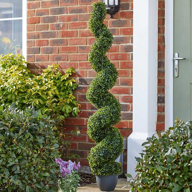 Faux Décor Topiary Twirl 150cm — Carpenders Park Garden Centre