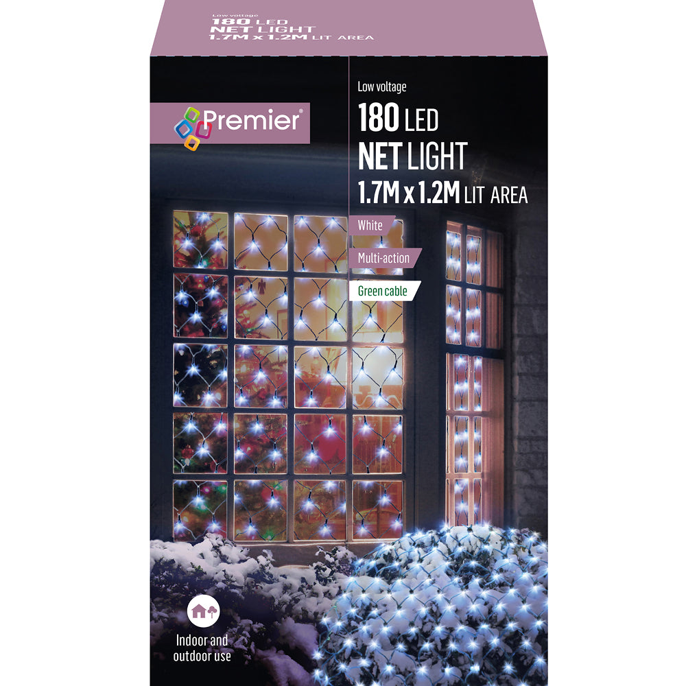 Premier LED's 180L White Lights (1.75X1.2m) — Carpenders Park Garden Centre