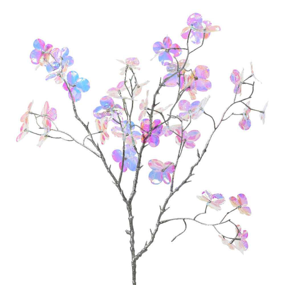 Kaemingk White Holo Spray Plastic Stem — Carpenders Park Garden Centre