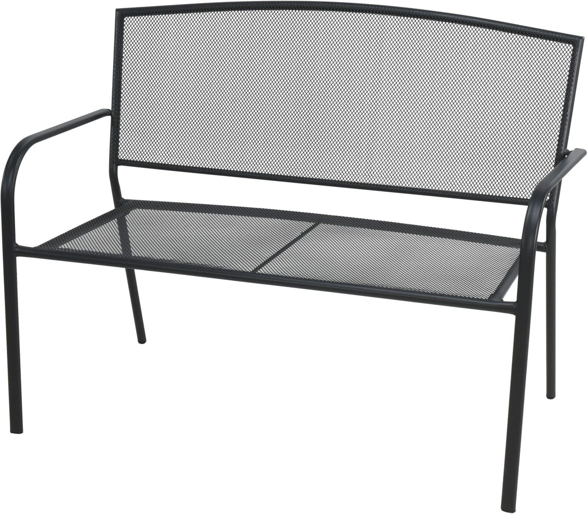 Koopman Ambiance Stackable Mesh Bench - Grey — Carpenders Park Garden ...