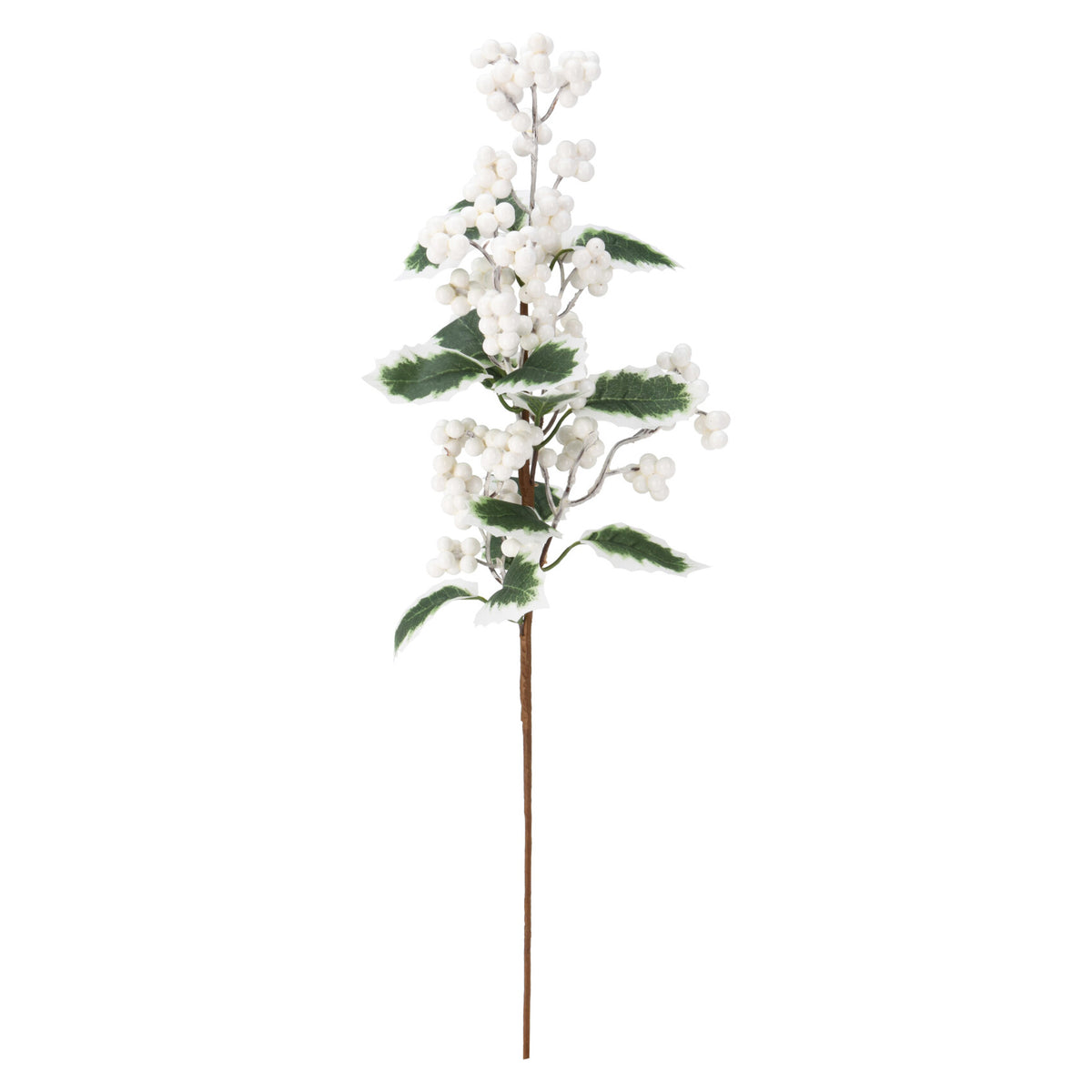 Koopman Berry Leaf 60Cm White — Carpenders Park Garden Centre