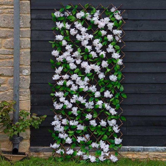 Faux Decor Cherry Blossom Trellis 180x90cm — Carpenders Park Garden Centre